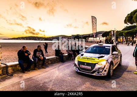 32 GANY Rehane, BARRAL Florian, Peugeot 208 Rally4, action during the ...