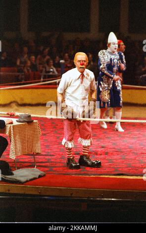 Fun at the Carnival Circus in the Kelvin Hall, Glasgow 1980. the clowns ...