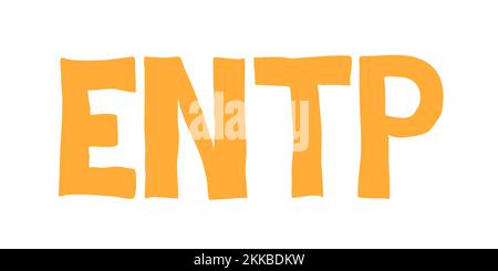 MBTI Myers Briggs type indicator symbol. Concept words MBTI Myers ...