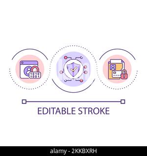 Personal safety loop concept icon Stock Vector Image & Art - Alamy