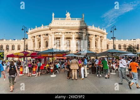 Vienna, Austria - November 21, 2009: old street car in vienna drives in ...