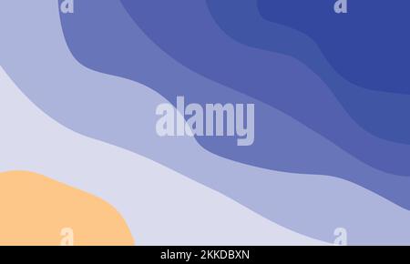 Sea nature abstract background of blue wave Stock Vector Image & Art ...