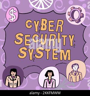 Sign displaying Computer Protecting. Internet Concept protecting ...