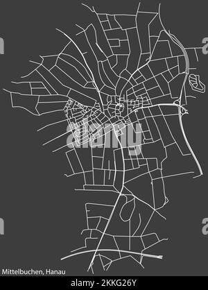 Street roads map of HANAU, GERMANY Stock Vector Image & Art - Alamy