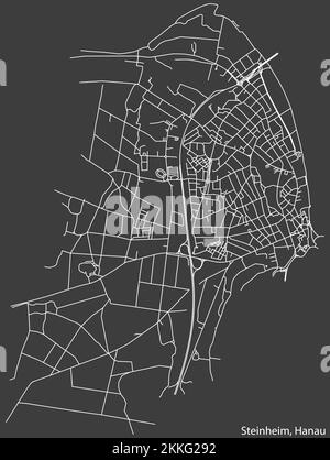 Street roads map of HANAU, GERMANY Stock Vector Image & Art - Alamy