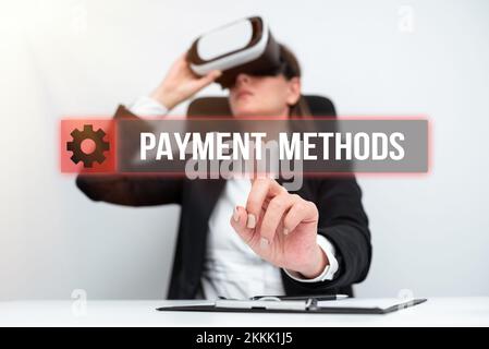 Inspiration showing sign Payment Methods, Business showcase trade of ...