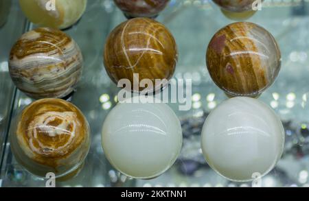 Plenty of marbles in the form of an egg Stock Photo - Alamy