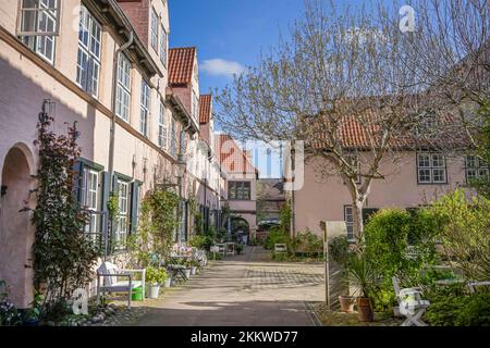 Füchtings Hof, Glockengießerstraße, Lübeck, Schleswig-Holstein, Germany ...