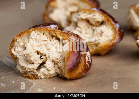 custard cake with butter cream with the taste of condensed milk, small ...