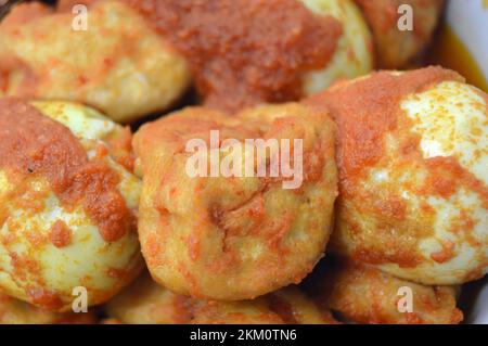 Telor Balado (Egg in Spicy Chili Sauce) delicious food from Indonesia ...