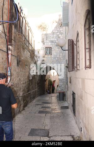 Jerusalem, Israel - September 20, 2017: Architecture in The Old City ...