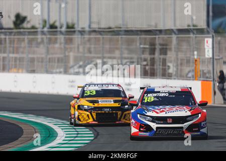 Jeddah, Saudi Arabia. 26th Nov, 2022. AZCONA Mikel (ESP), BRC Hyundai N ...