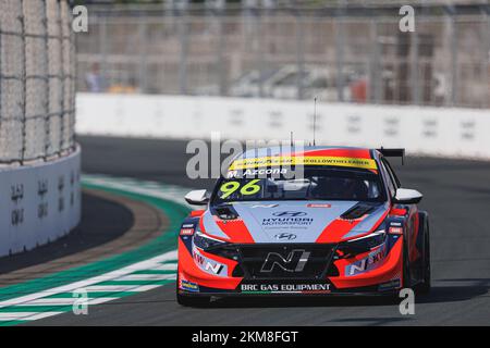 Jeddah, Saudi Arabia. 26th Nov, 2022. AZCONA Mikel (ESP), BRC Hyundai N ...