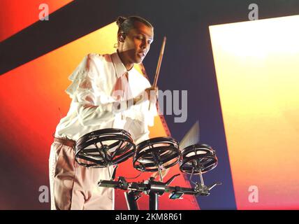 Belgian singer Stromae performing in Montreal,Quebec,Canada Stock Photo ...