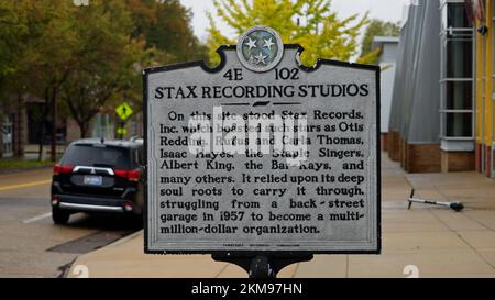 Famous Stax Recording Studios in the city of Memphis - MEMPHIS, UNITED ...