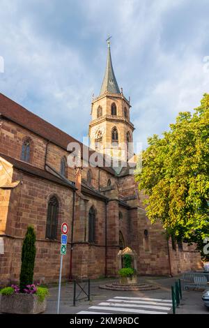 Soultz-Haut-Rhin (Sulz), church Saint-Maurice in Alsace (Elsass), Haut ...