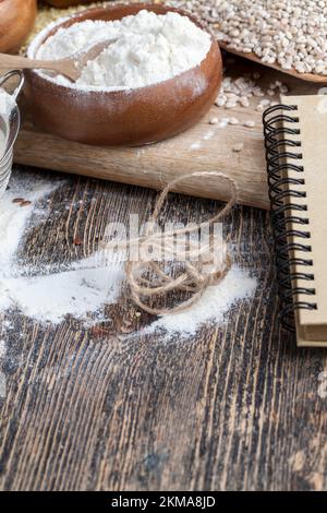 food for cooking breakfast or other type of food, raw, unprepared ...