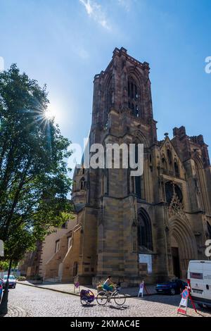 Rouffach (Rufach, Ruffach): church Notre-Dame de l’Assomption in Alsace ...