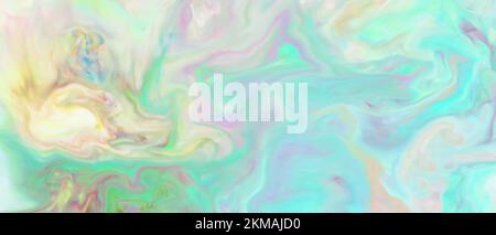 Pastel colors abstract background. Multicolored stains on a liquid ...