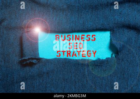 Writing displaying text Business Seo Strategy, Internet Concept ...