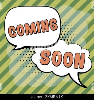 Hand writing sign See You Soon. Business showcase Farewell we will meet ...