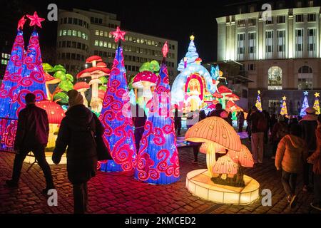 Illustration picture shows the 'Winterpret - Plaisirs d'Hiver', the ...