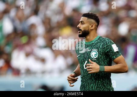 DOHA - Abdulelah Al Amri of Saudi Arabia during the FIFA World Cup ...