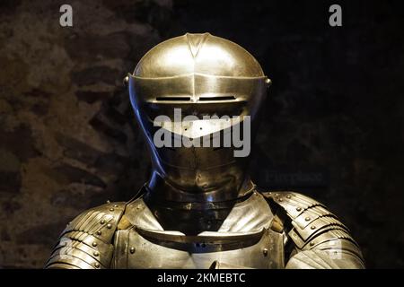 Royal armour collection on display in the armoury at the Tower of ...
