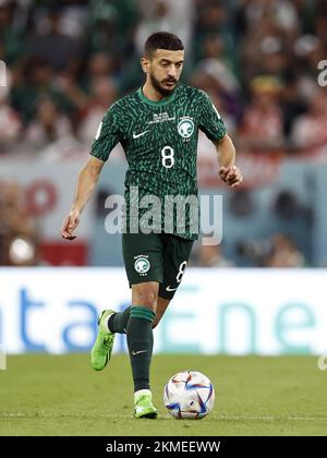 DOHA - Abdulelah Al Malki of Saudi Arabia during the FIFA World Cup ...
