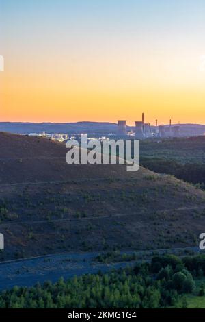 Carling (Karlingen): former slag heap of Sainte Fontane, Emile-Huchet ...