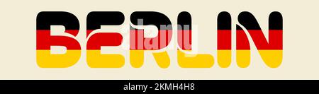 german flag text font. germany symbol background Stock Photo - Alamy