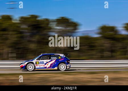 CAMPANA Pierre, DE CASTELLI Sabrina, Skoda Fabia Rally2, portrait ...