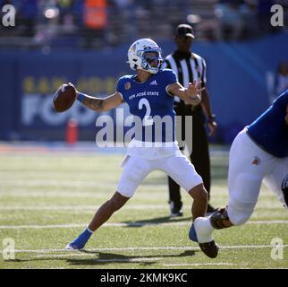 November 26, 2022 - San Jose State Spartans quarterback Chevan Cordeiro ...