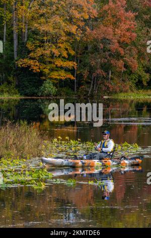 Fall foliage Delaware County United States - colorful landscape of ...