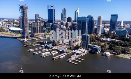 Aerial view of downtown Perth, WA, Australia Stock Photo - Alamy