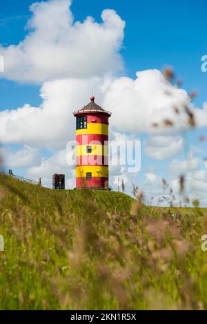 Lighthouse Pilsum, North Sea, Germany Stock Photo - Alamy