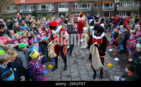 Sinterklaas (St. Nicholas), Swarte Piet and his helpers are important ...