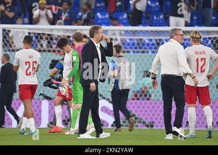 Kasper HJULMAND (coach, DEN), disappointment, frustrated, disappointed ...
