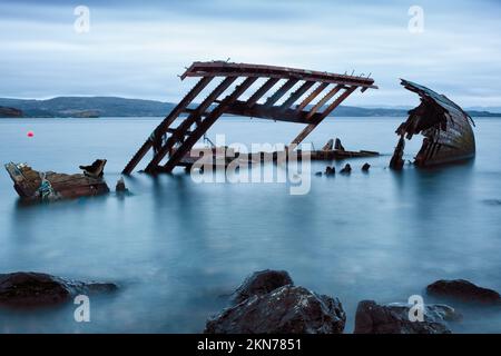 Wreck of the Dayspring, Diabaig, Loch Diabaig, Torridon, Wester Ross ...