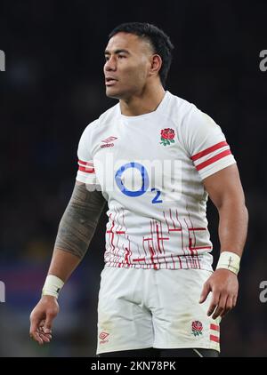 England's Manu Tuilagi during the Autumn International match at ...