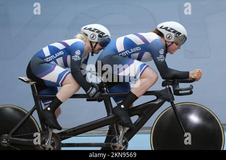 Aileen McGLYNN of Scotland along with her pilot Ellie Stone winning ...