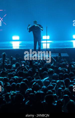 Modigliani Forum, Livorno, Italy, November 26, 2022, Salmo during Salmo ...
