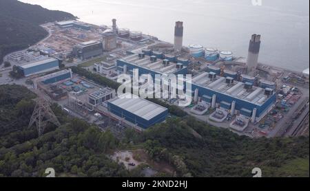 A general view of CLP Power's Black Point Power Station s a gas-fired ...