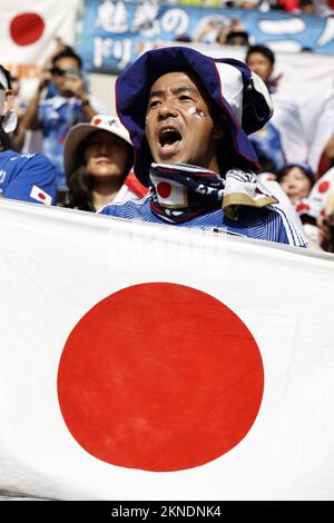 AL-RAYYAN - Supporter of Japan during the FIFA World Cup Qatar 2022 ...