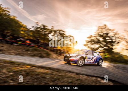 CAMPANA Pierre, DE CASTELLI Sabrina, Skoda Fabia Rally2, portrait ...