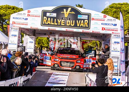 05 MARGAILLAN Hugo, MARSAULT Laetitia, Citroën C3 Rally2, action during ...