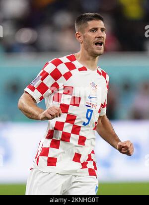 Andrej Kramaric during the FIFA World Cup Qatar 2022 Group F match ...