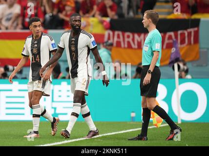 Germany's Antonio Rudiger during the FIFA World Cup Group E match at ...