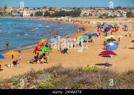 End of season at Marina di Modica beach in Sicily Stock Photo - Alamy