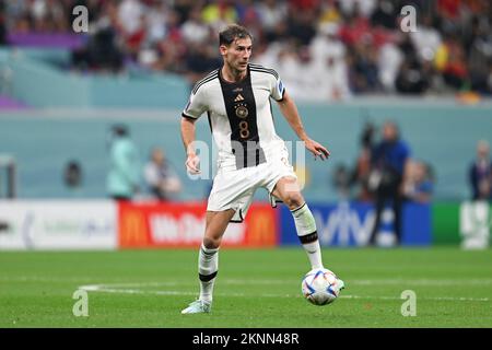 Al Chaur, Qatar. 27th Nov, 2022. Soccer, World Cup 2022 in Qatar, Spain ...